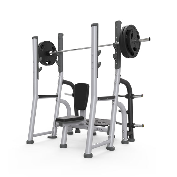 Matrix Fitness Magnum Olympic Shoulder Bench | Fitness Experience