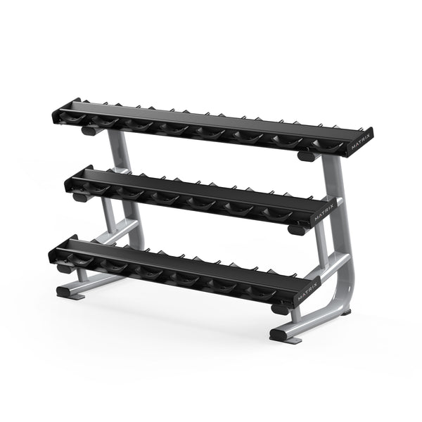 Matrix Magnum 10-Pair Studio Pro-Style Dumbbell Rack | Fitness Experience